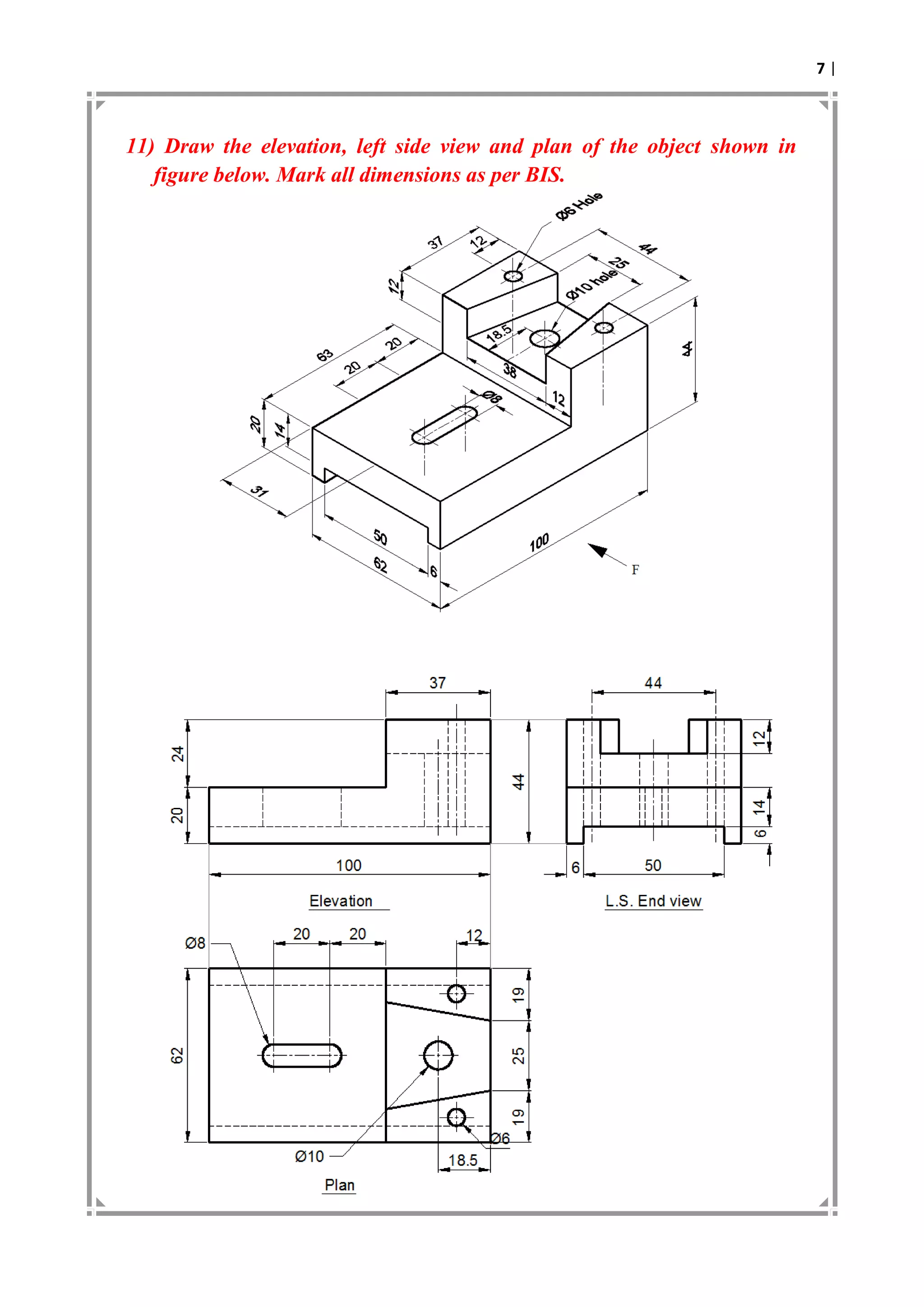 Engineering Drawing III for Technical High School students of Kerala ...