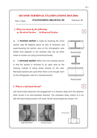 Engineering Drawing III for Technical High School students of Kerala ...