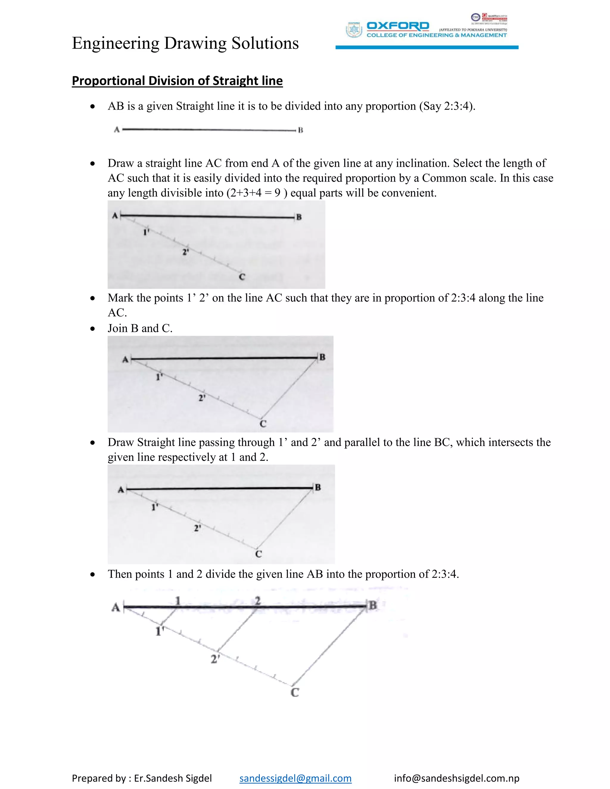 Engineering drawing unit test soln sandes sigdel | PDF