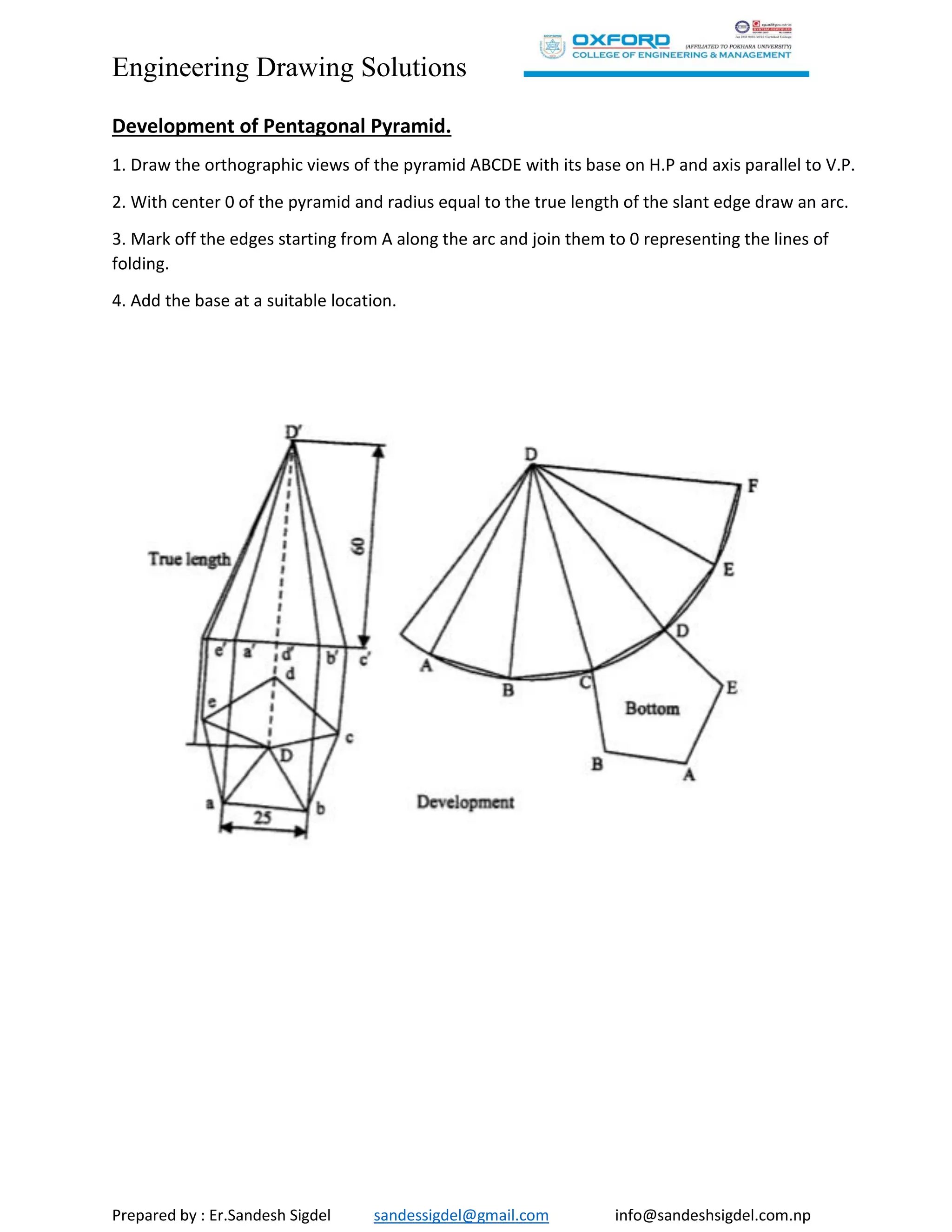 Engineering drawing unit test soln sandes sigdel | PDF