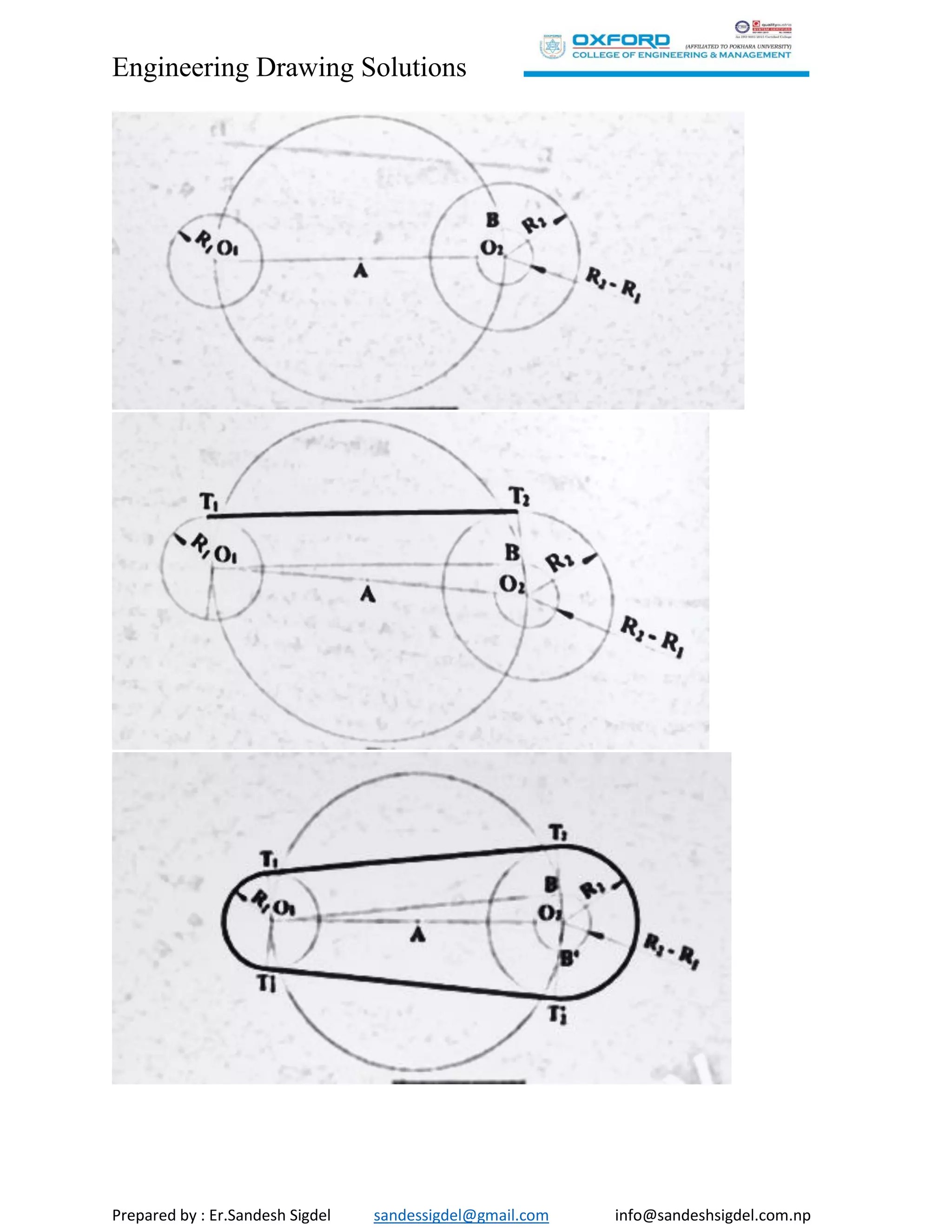 Engineering drawing unit test soln sandes sigdel | PDF