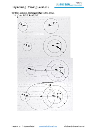 Engineering drawing unit test soln sandes sigdel | PDF