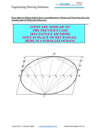 Engineering drawing unit test soln sandes sigdel | PDF