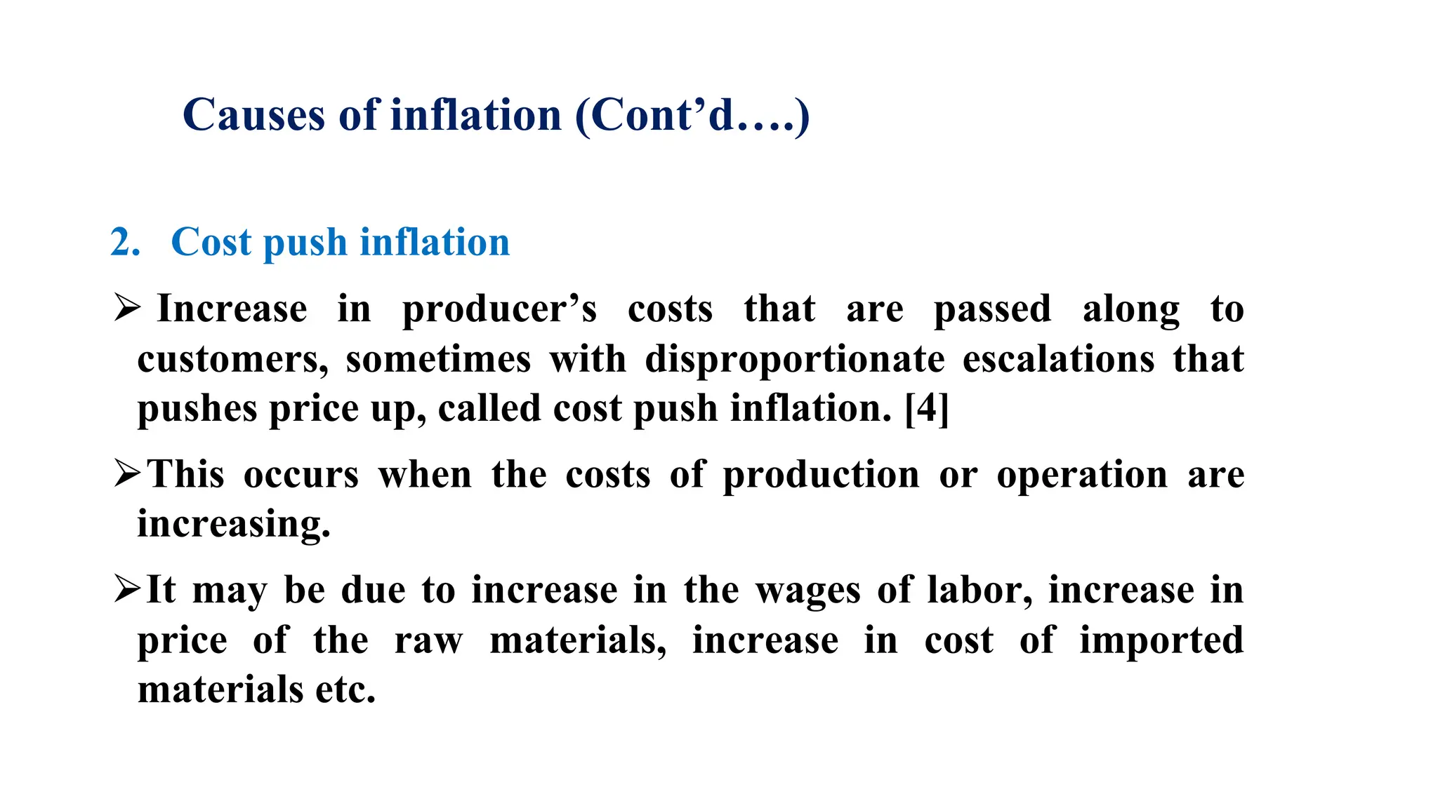 Engineering Economic Analysis (Week 13) Inflation, its causes ...