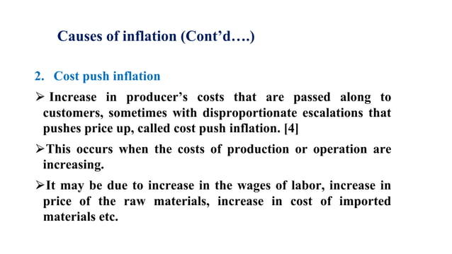 Engineering Economic Analysis (Week 13) Inflation, its causes ...