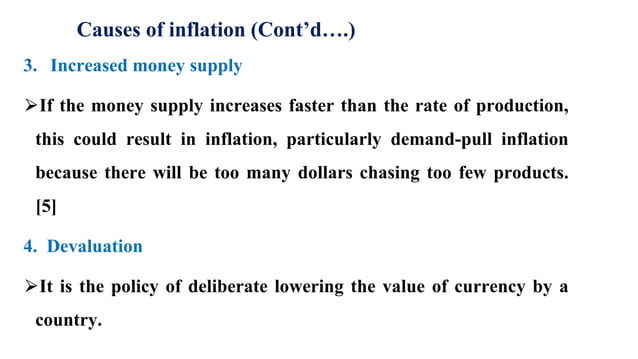 Engineering Economic Analysis (Week 13) Inflation, its causes ...