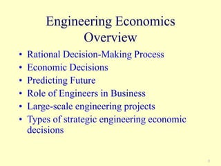 Engineering economic decisions | PPTX