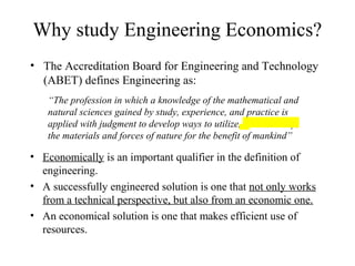 Engineering economics (1) | PPT