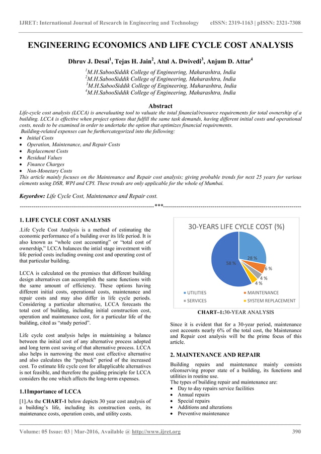 Engineering economics and life cycle cost analysis | PDF | Business | Business and Finance