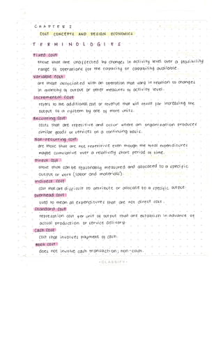 Engineering Economics Notes.pdf | Economy | Business and Finance