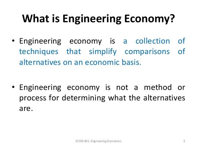 Engineering Economy Formulas