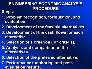 Engineering economy | PPTX | Mechanical and Industrial Engineering ...