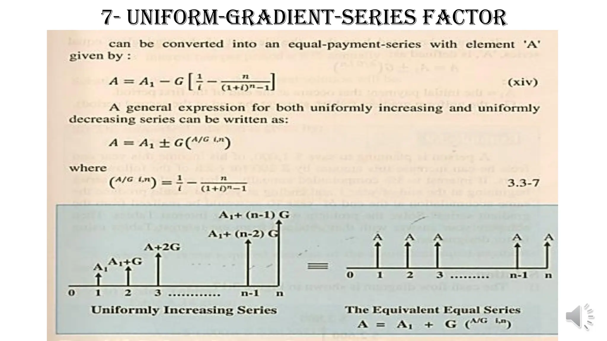 Engineering Economy - Lecture [6], Compound interest, Uniform Gradient ...