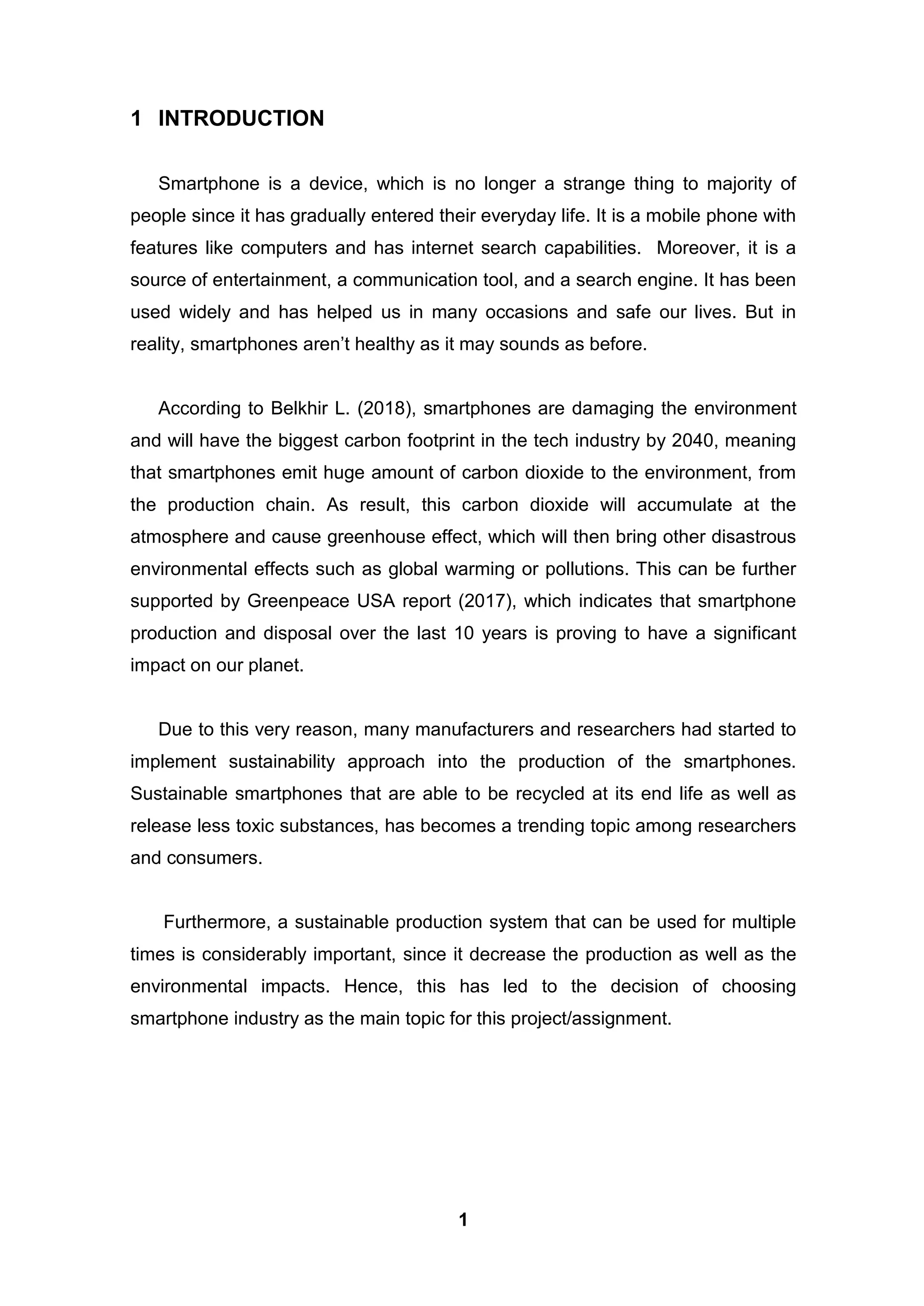 SMARTPHONE PRODUCTION SYSTEM | PDF