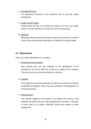 SMARTPHONE PRODUCTION SYSTEM | PDF