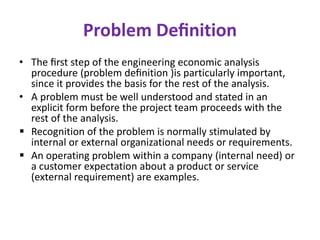Engineering economy and the design process | PPTX