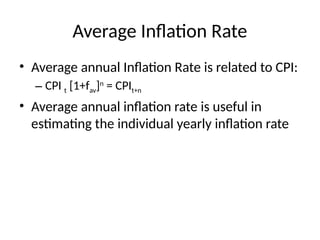 Engineering Economy_ inflation and deflation | PPTX