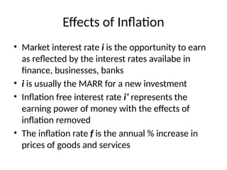 Engineering Economy_ inflation and deflation | PPTX