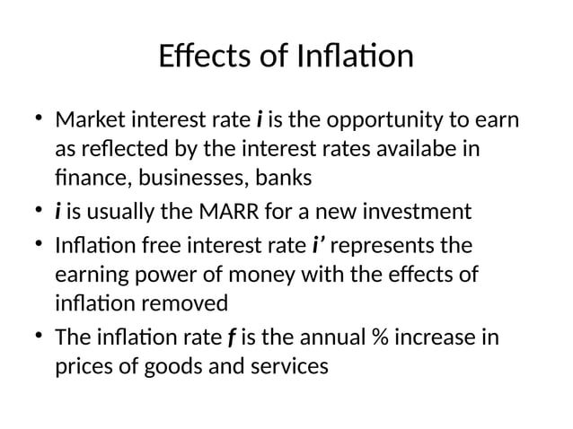 Engineering Economy_ inflation and deflation | PPTX | Stocks and Bonds ...