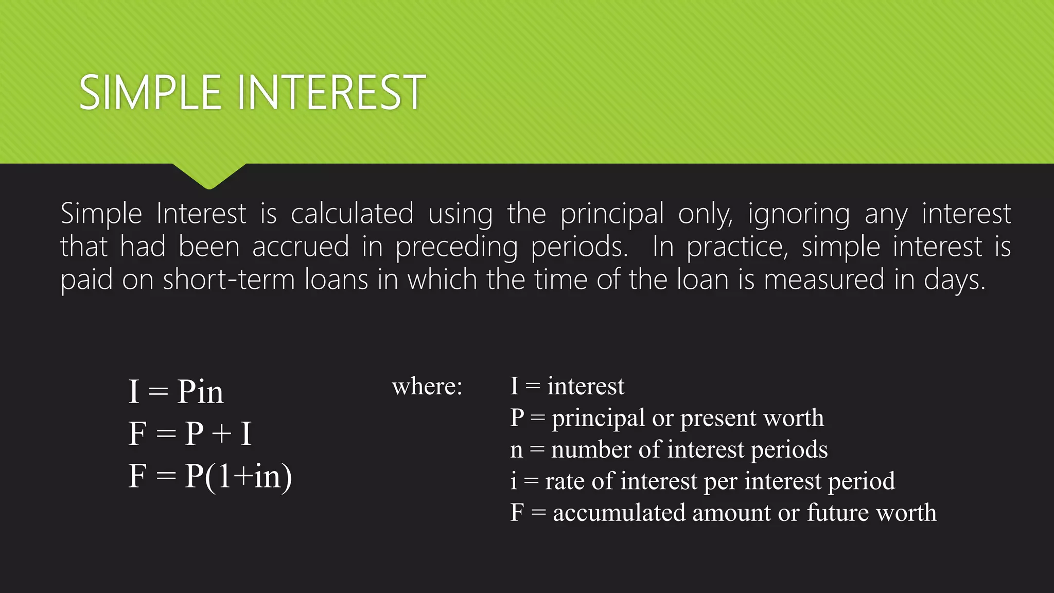 Simple and Compound Interest | PPTX