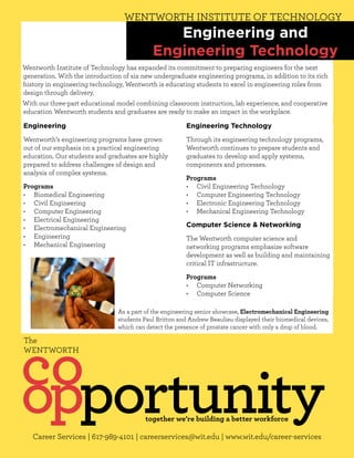 Engineering & engineering technology @ wit | PDF