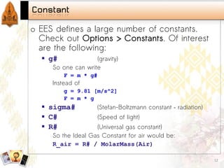Engineering Equation Solver (Thai) | PDF
