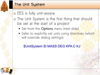 Engineering Equation Solver (Thai) | PPT