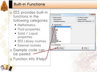 Engineering Equation Solver (Thai) | PPT