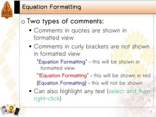Engineering Equation Solver (Thai) | PPT
