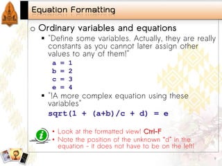 Engineering Equation Solver (Thai) | PPT