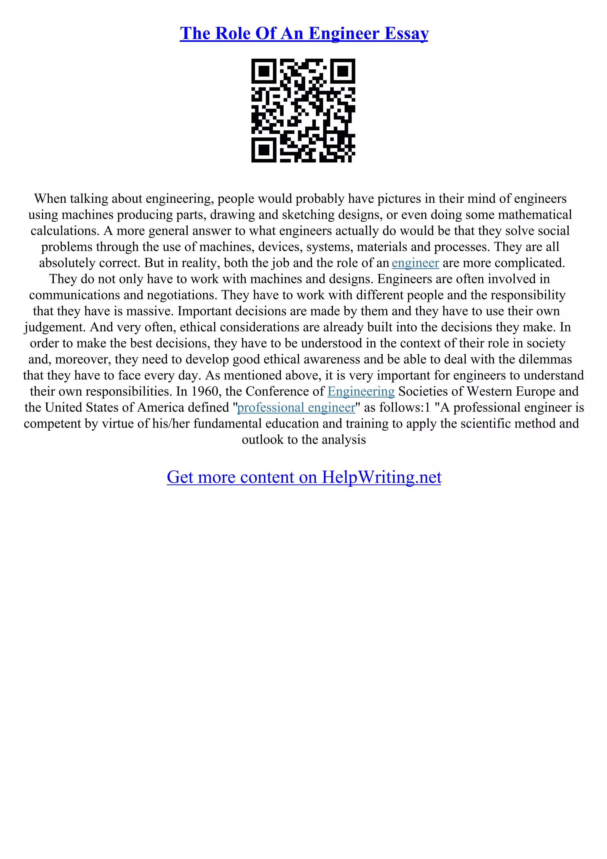 Engineering Essay Topics | PDF