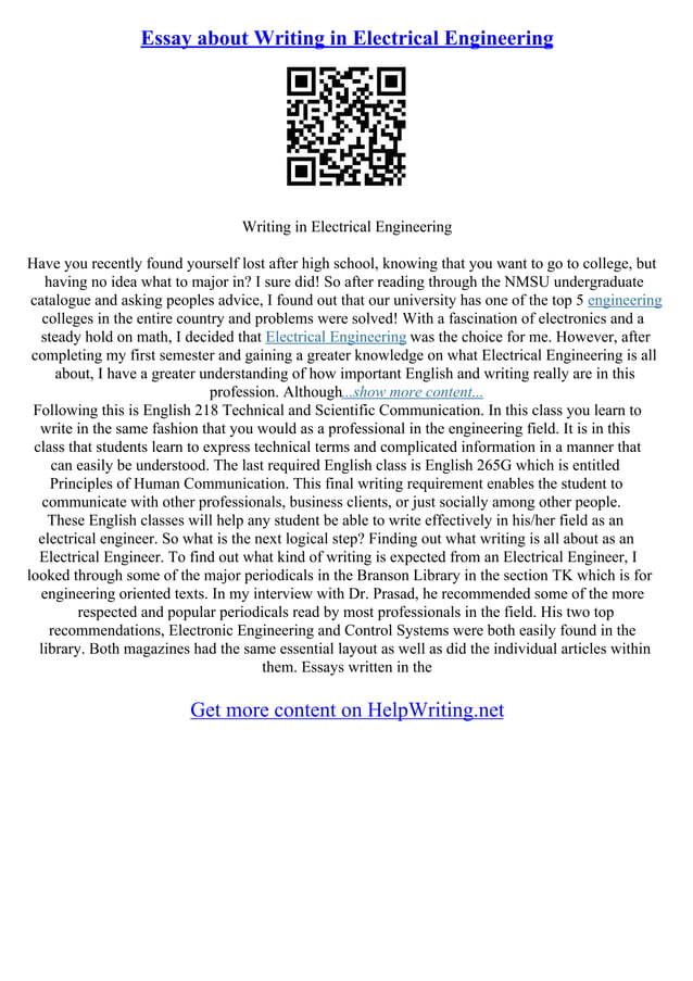 Engineering Essay Topics | PDF