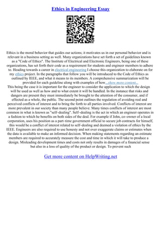 Engineering Essay Topics | PDF