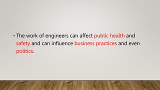 engineering ethics - PowerPoint template | PPTX