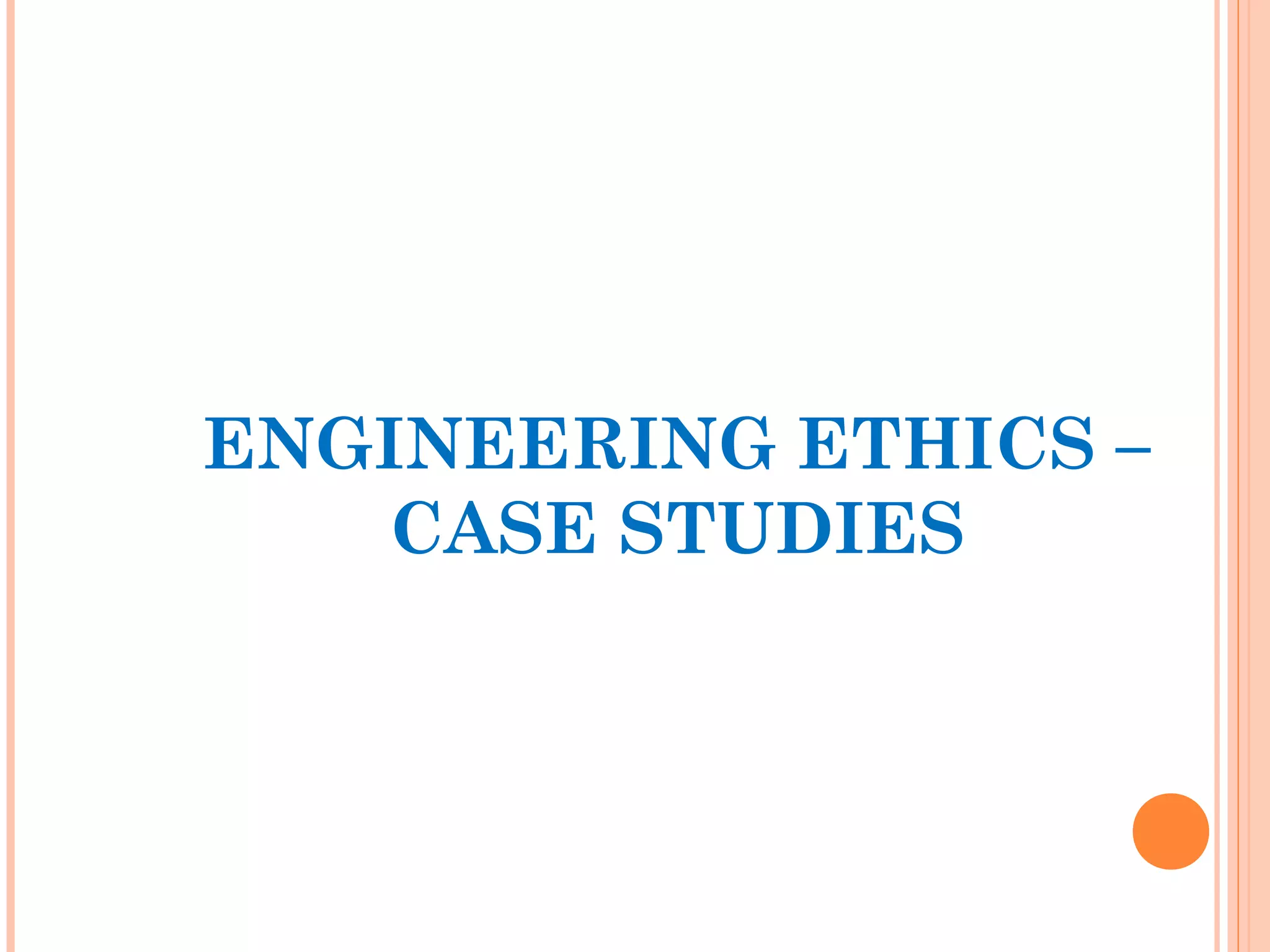 Engineering ethics & cases | PDF