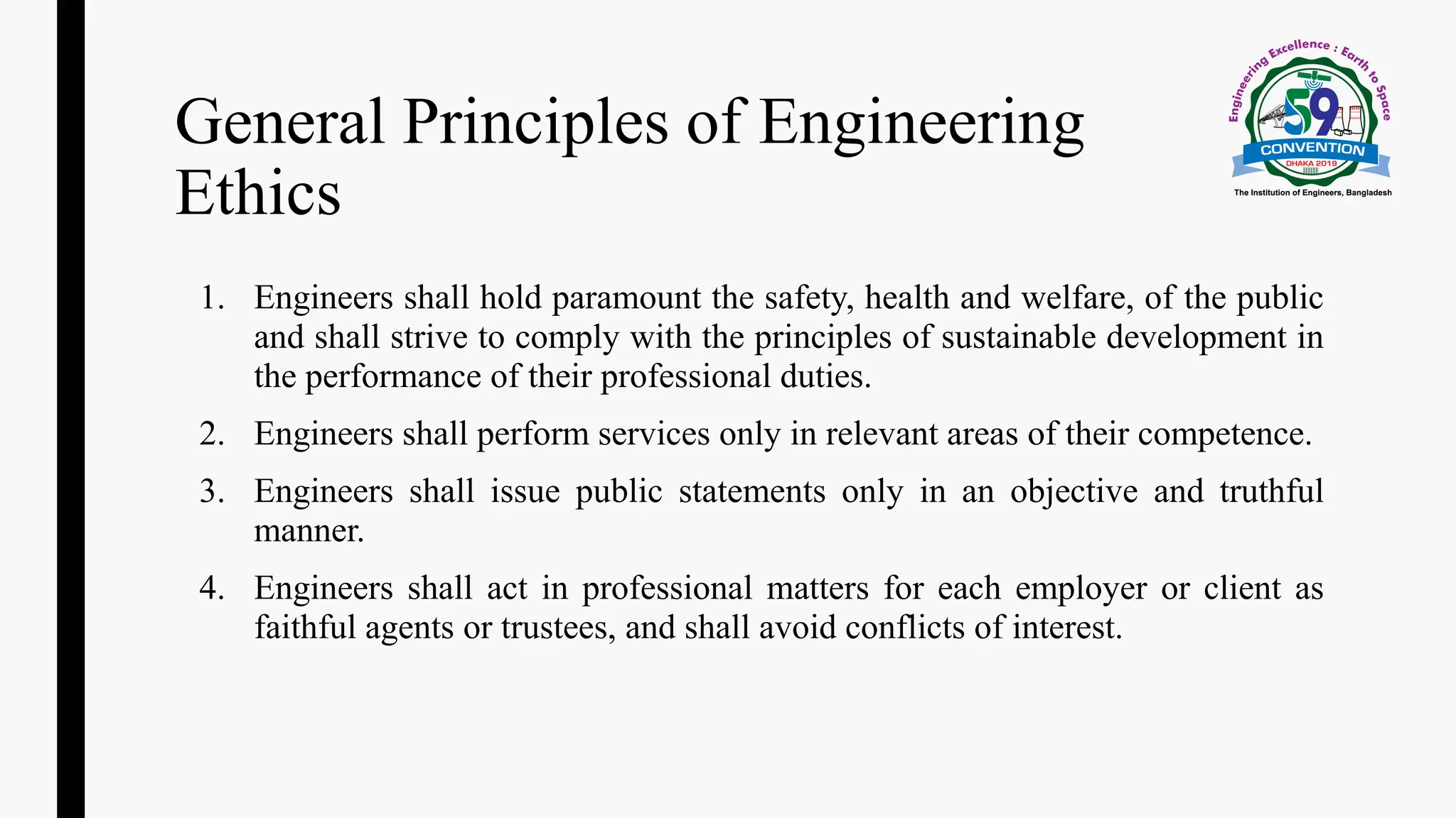 Engineering Ethics: The Essence of Engineering Excellence | IEB 2019 | PDF