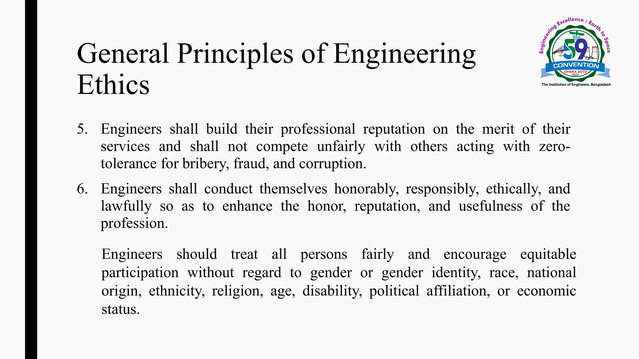 Engineering Ethics: The Essence of Engineering Excellence | IEB 2019 | PDF