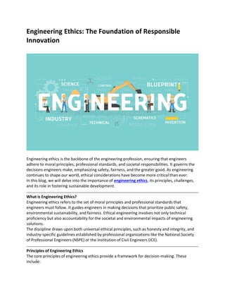 Engineering Ethics The Foundation of Responsible Innovation.pdf