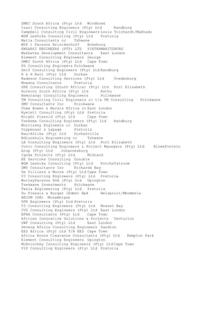 Engineering firms | TXT