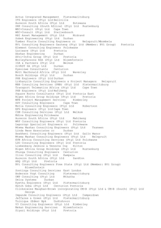 Engineering firms | TXT