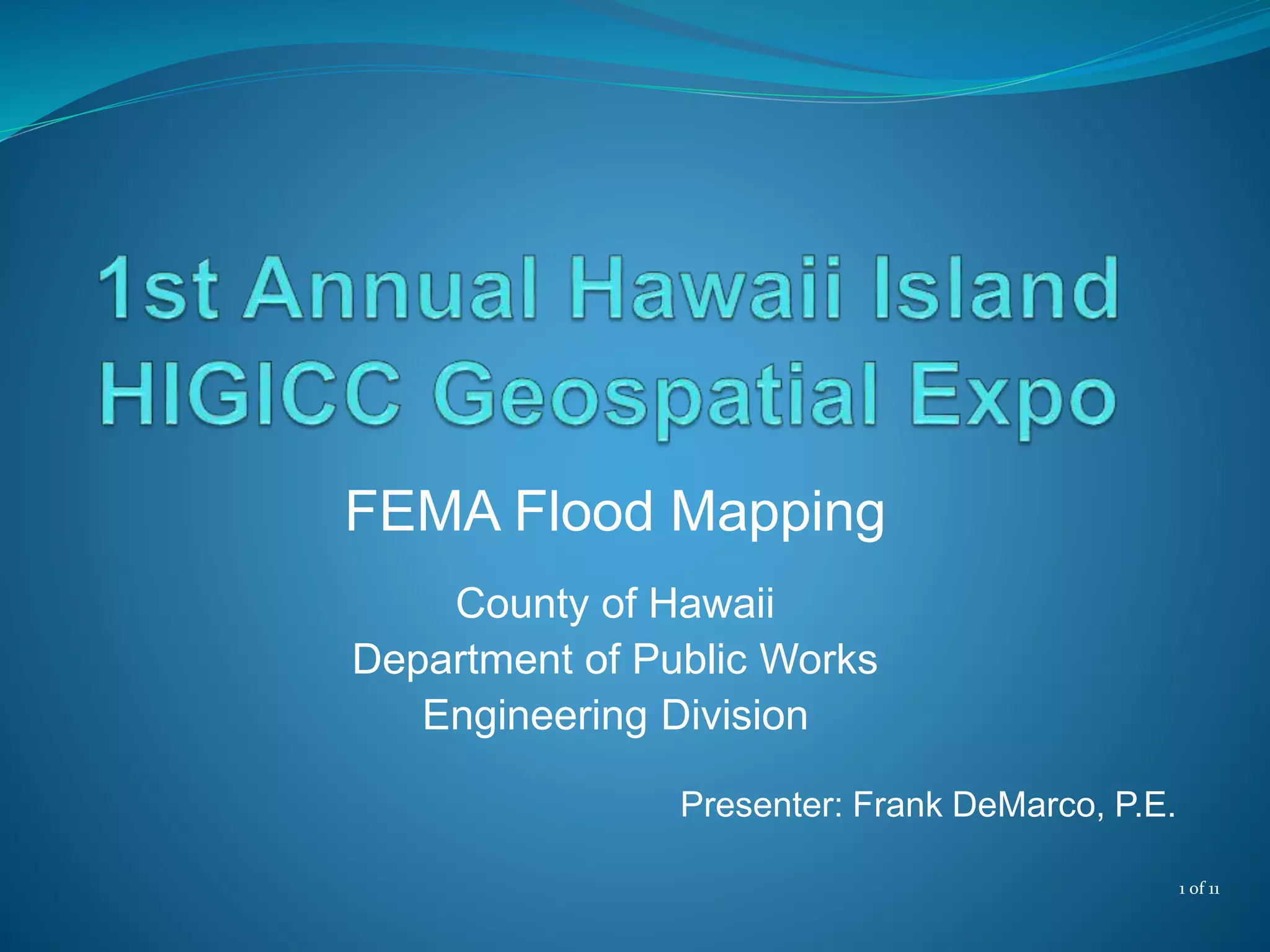 FEMA Flood Mapping | PPTX