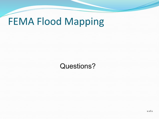 FEMA Flood Mapping | PPTX