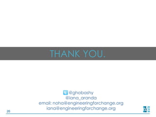 Engineering for Change (E4C) | PPTX