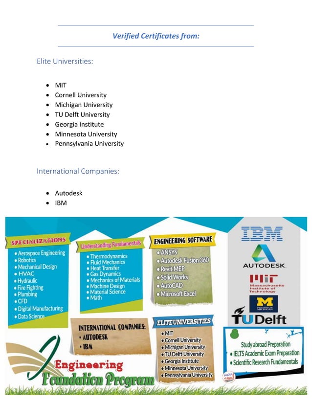 Engineering foundation program structure | PDF