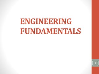 Engineering fundamentals of construction equipments | PPT