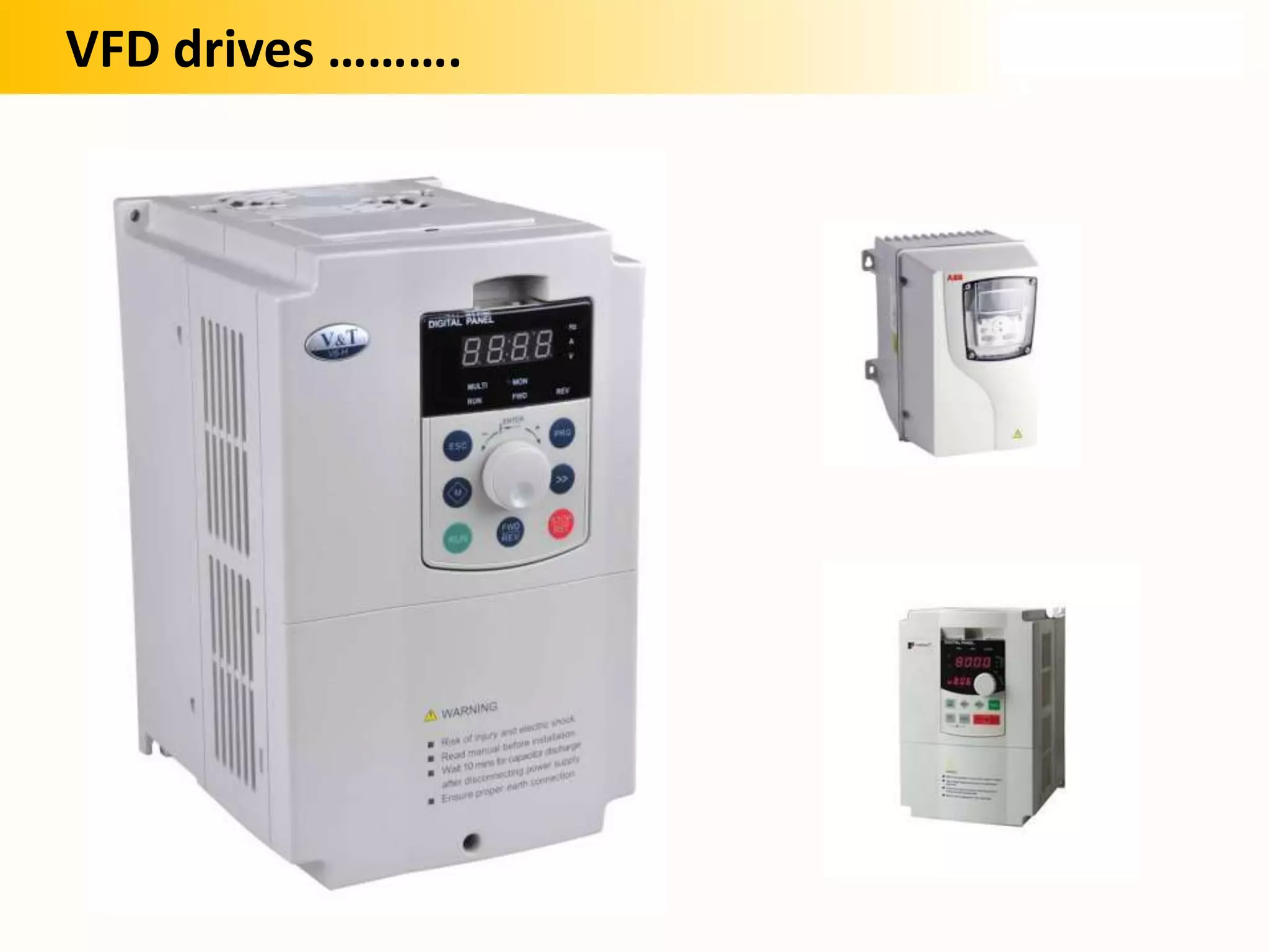 What is variable frequency drive & how it works | PPTX