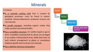 ENGINEERING GEOLOGY-Minerals and their properties.pptx