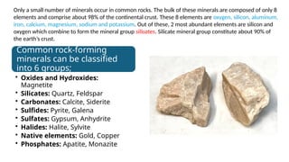 ENGINEERING GEOLOGY-Minerals and their properties.pptx