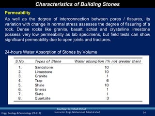 Engineering geology, building stones | PPT