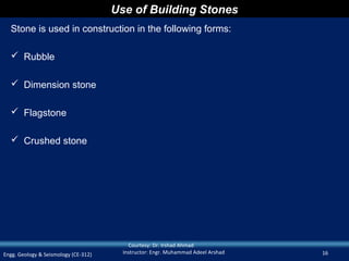 Engineering geology, building stones | PPT